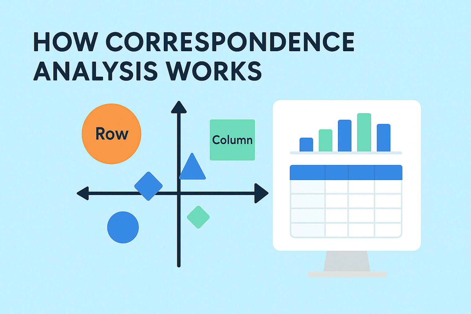 row and column diagram example